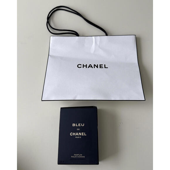 CHANEL | Party Supplies | Empty Box And Bag Only Mens Bleu De Chanel ...